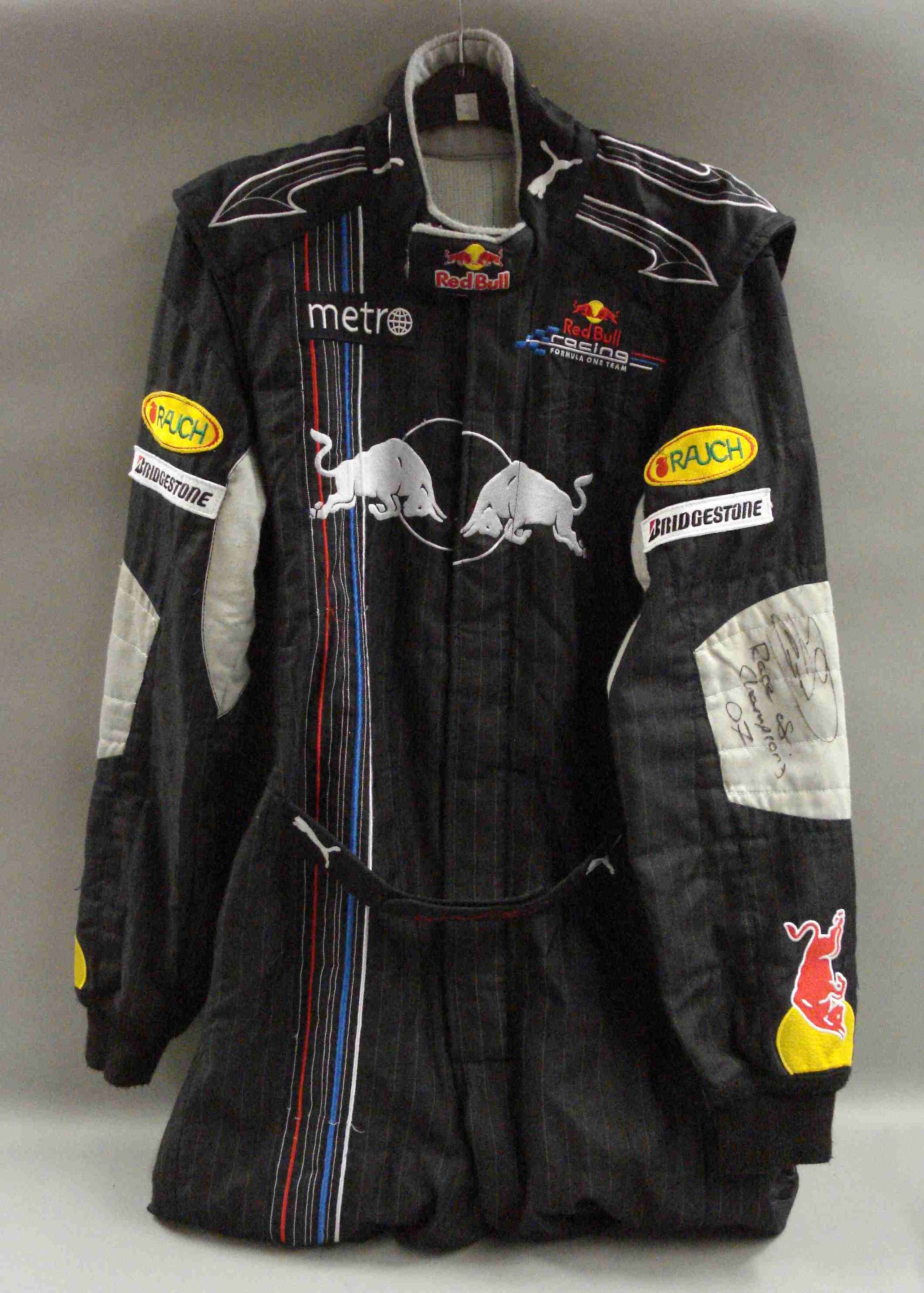 Bonhams Cars : A signed pair of race-overalls used by David Coulthard ...