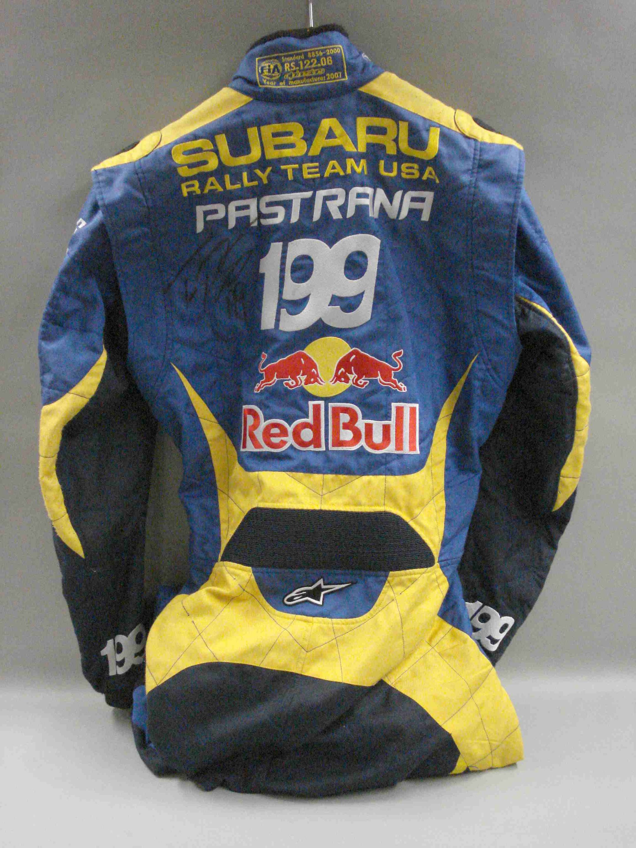 Bonhams Cars : A signed pair of race-overalls used by Travis Pastrana ...