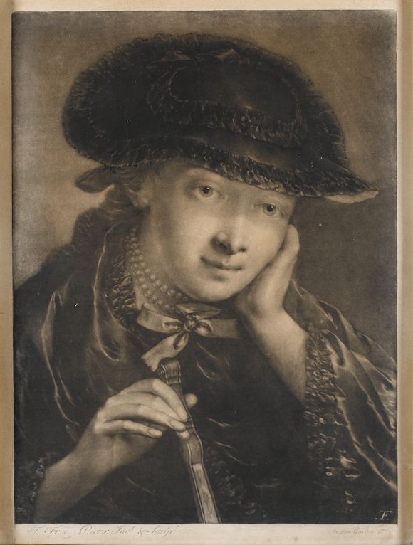 Bonhams : Thomas Frye (Irish, 1710-1762) Life-sized Heads Mezzotints ...