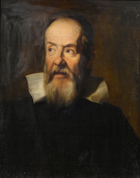 Bonhams : After Justus Sustermans, 19th Century Portrait of Galileo Galilei