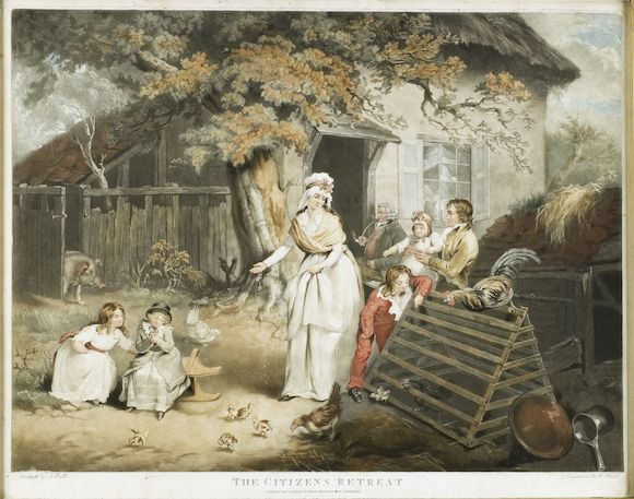 Bonhams : After James Ward, RA 'Citizens Retreat' and 'Selling Rabbits ...