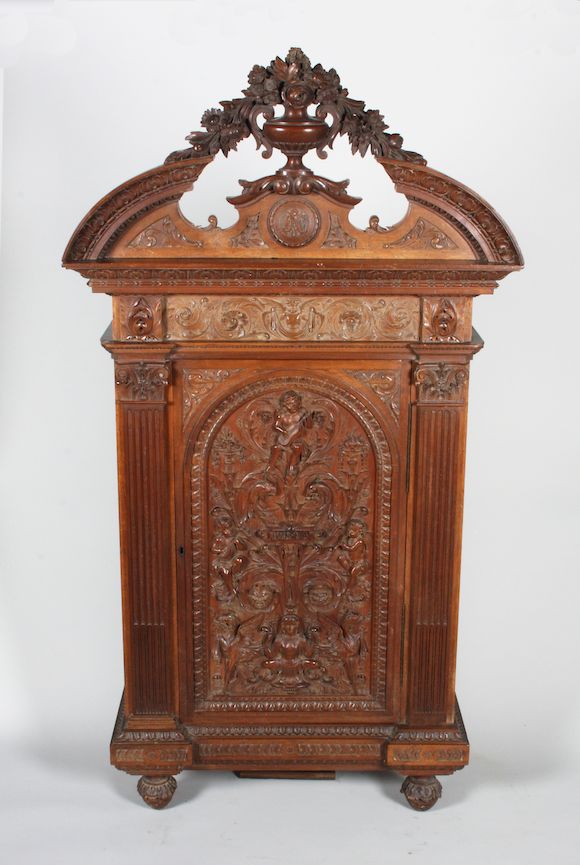 Bonhams : An upright Harmonia Polyphon style 1, 16-inch disc musical box