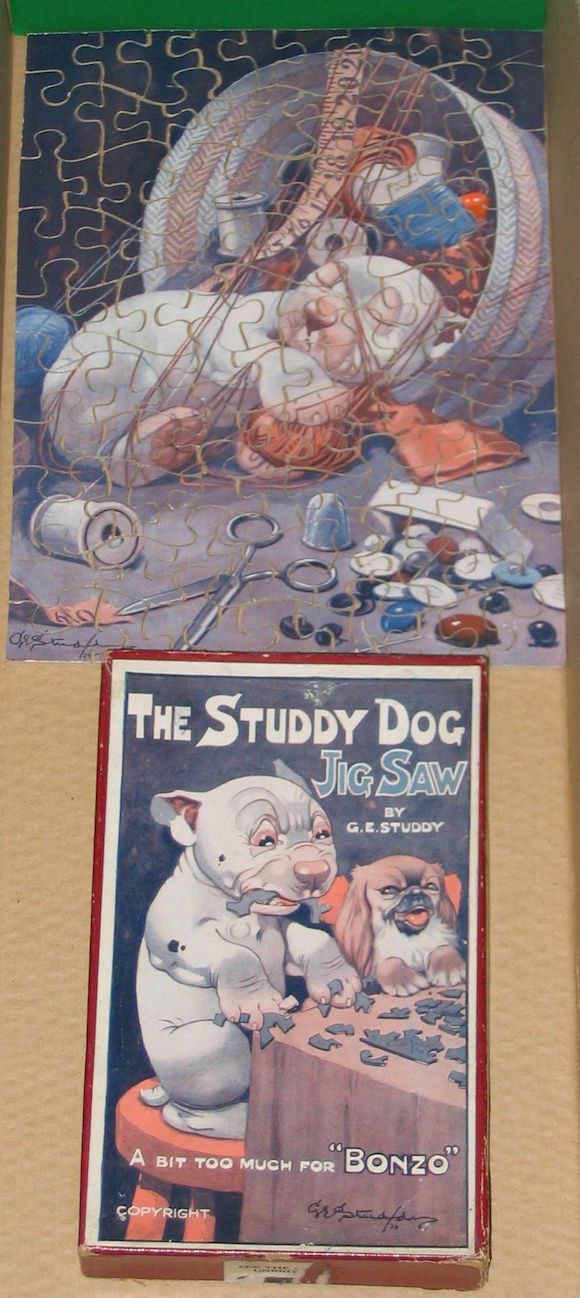 Bonhams : A V N Jones & Co Bonzo The Studdy Dog jigsaw