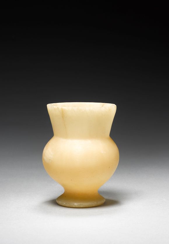 Bonhams : An Egyptian New Kingdom alabaster vase