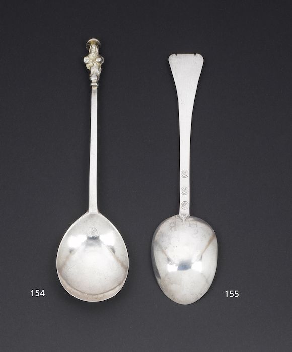 Bonhams : A mid / late 17th century West Country silver trefid spoon ...