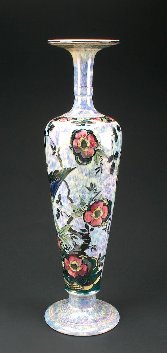 Bonhams : A large Thomas Forrester Phoenix lustre ware vase