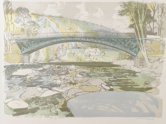 Bonhams : Richard Bawden (British, 1936) A Collection Six colour ...