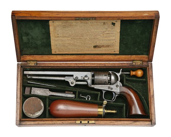 Bonhams : A Cased Colt 1851 Model Navy Percussion Revolver