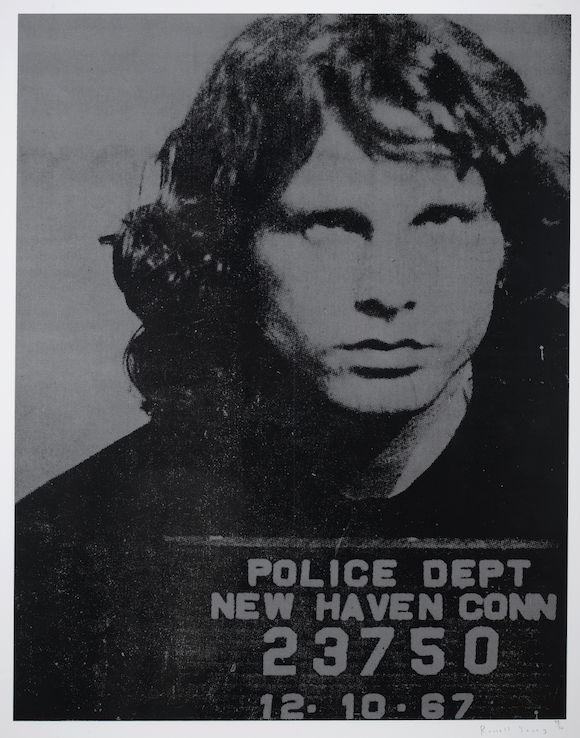 Bonhams : Russell Young 'Jim Morrison', 2006 signed and numbered '33/50 ...
