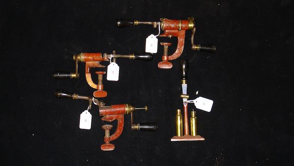 Bonhams : Two cartridge reloading tools for 16-bore cartridges, another ...