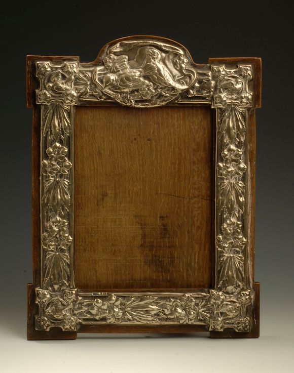 Bonhams : A arts and crafts silver photograph frame