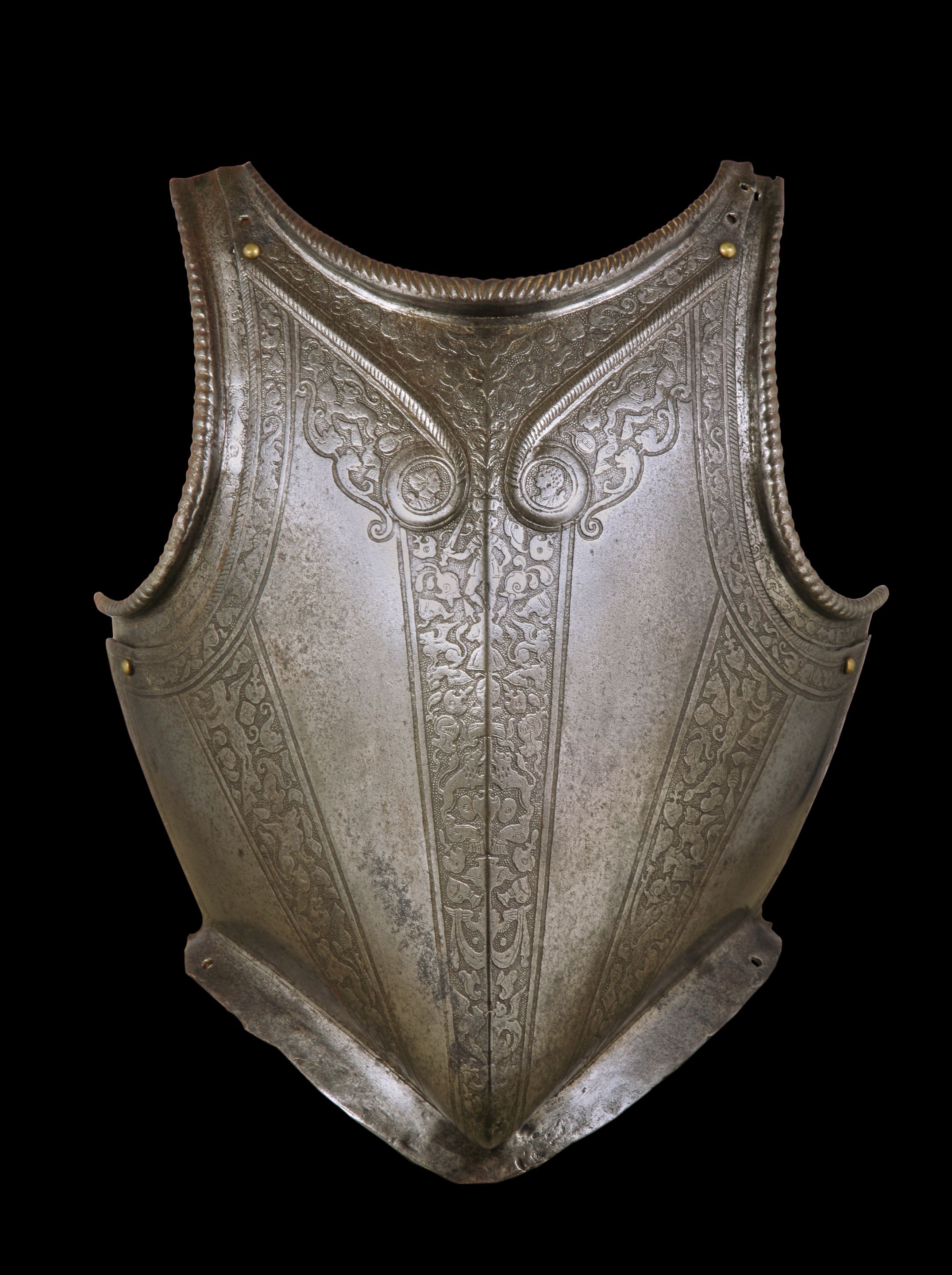 16th Century Italian "Pisan" Etched Backplate - auctions & price archive