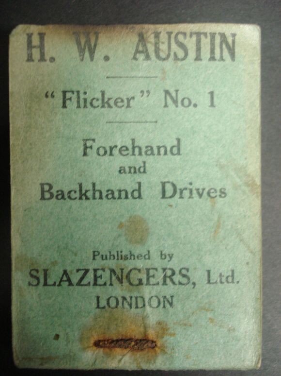 Bonhams : Buddy Austin tennis flicker book