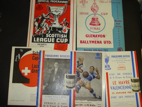 Bonhams : National Cup Final programmes