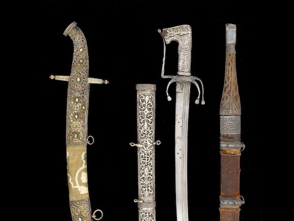 Bonhams : An allover steel Sword Morocco, 19th Century