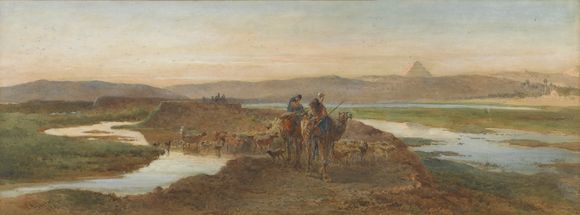 Bonhams : Edward Angelo Goodall, RWS (British, 1819-1908) Egyptian ...