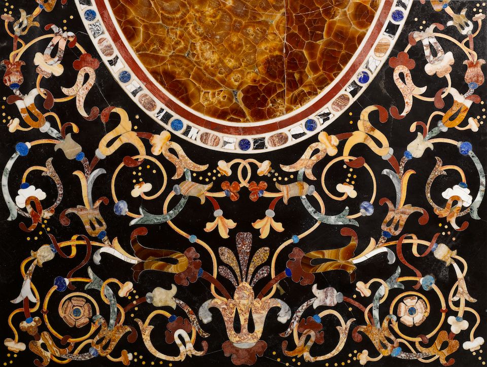 Bonhams : An important and large Roman early 17th century pietre dure ...