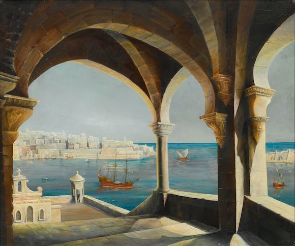 Bonhams : Joseph Edward Bagshawe Mattei (Maltese, 1911-1964) Malta of ...