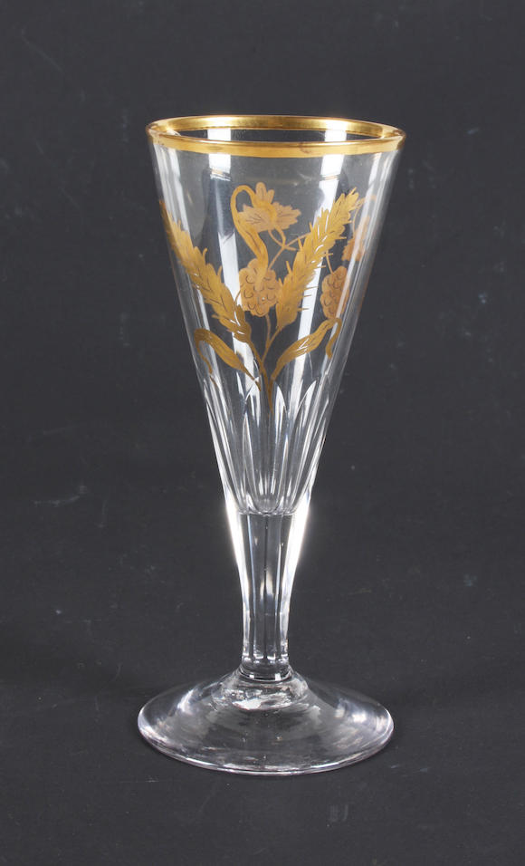 Bonhams A Short Ale Glass Circa 1770