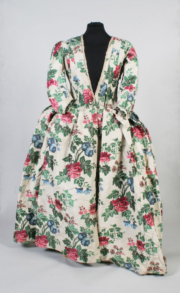 Bonhams : A mid-18th century open dress robe