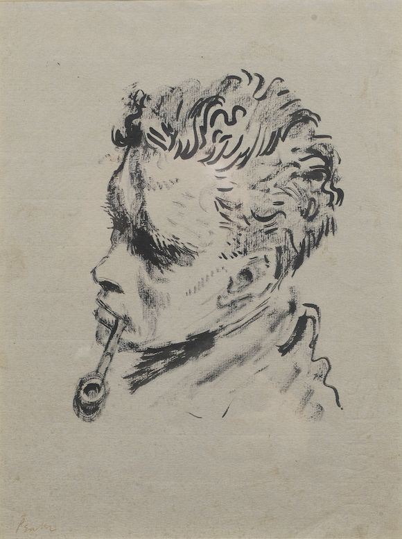 Bonhams : Mervyn Peake (British, 1911-1968) Self portait