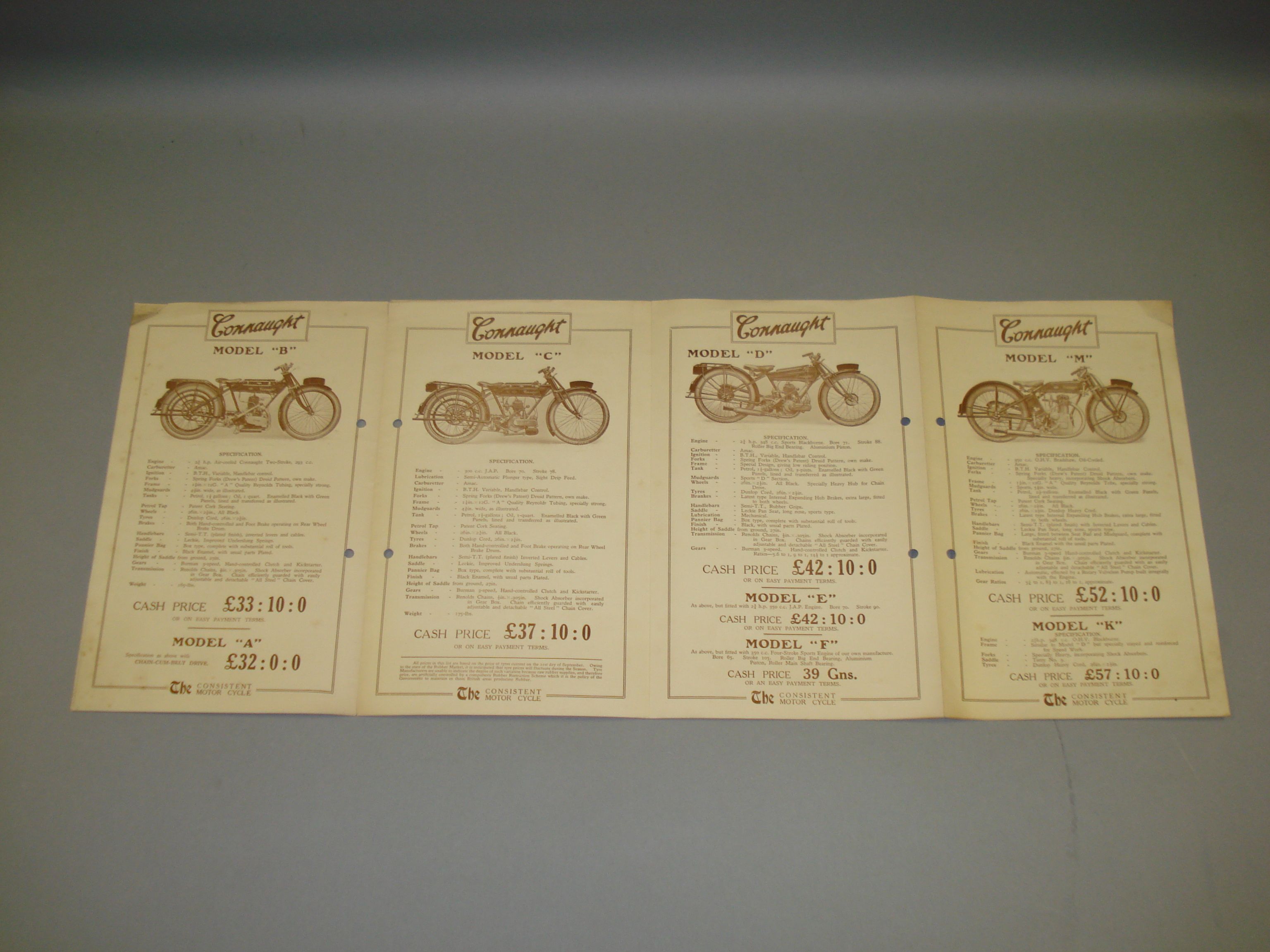 Bonhams Cars : A 1926 Connaught range brochure.