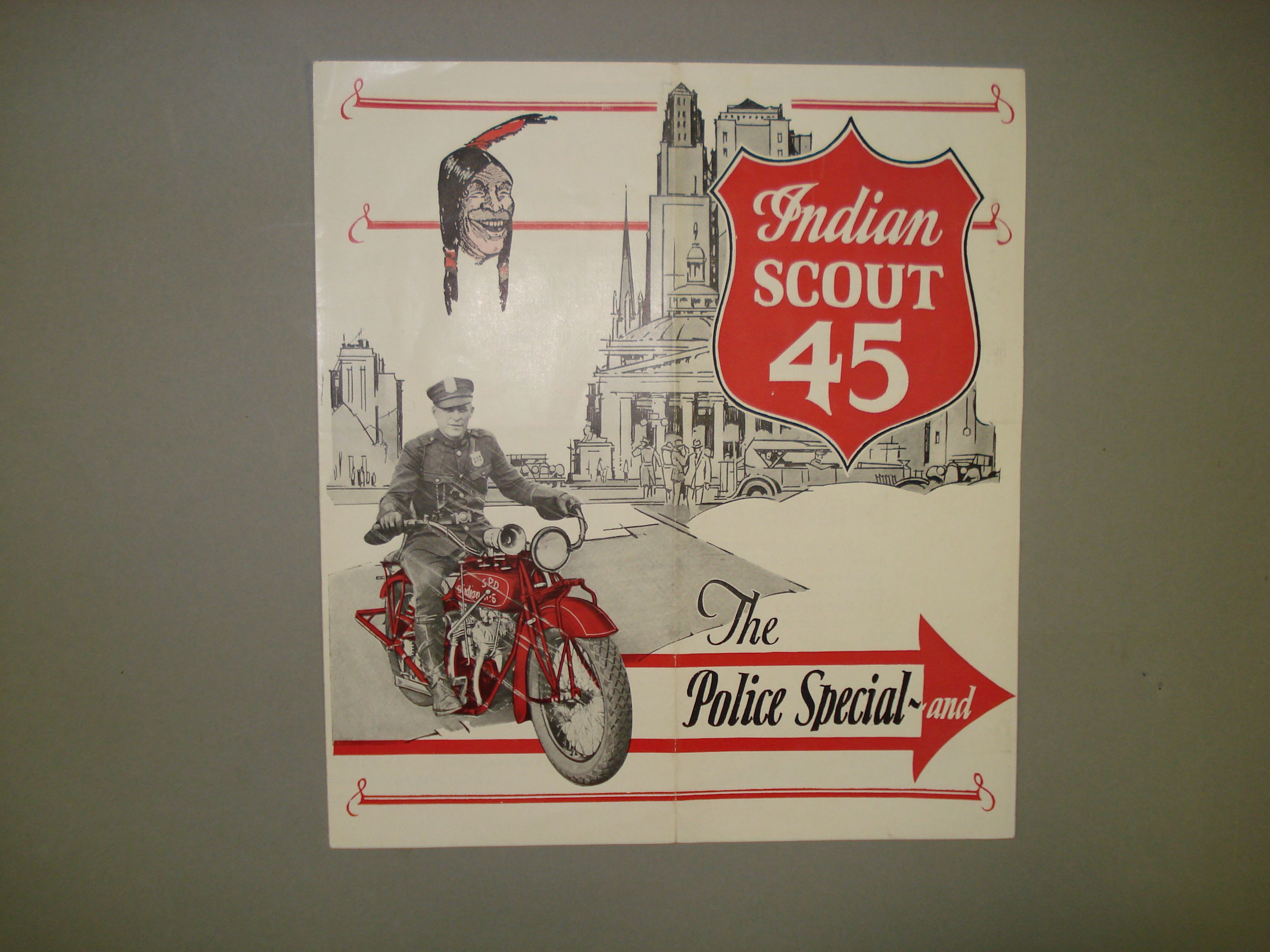 Bonhams Cars : A 1927 Indian Scout 45 brochure,
