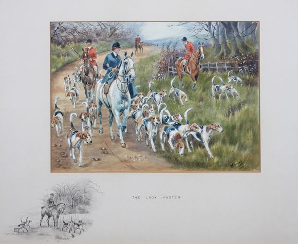 Bonhams : D** J** Hindley (British, Circa 1910) 'The Lady Master' 23 x ...