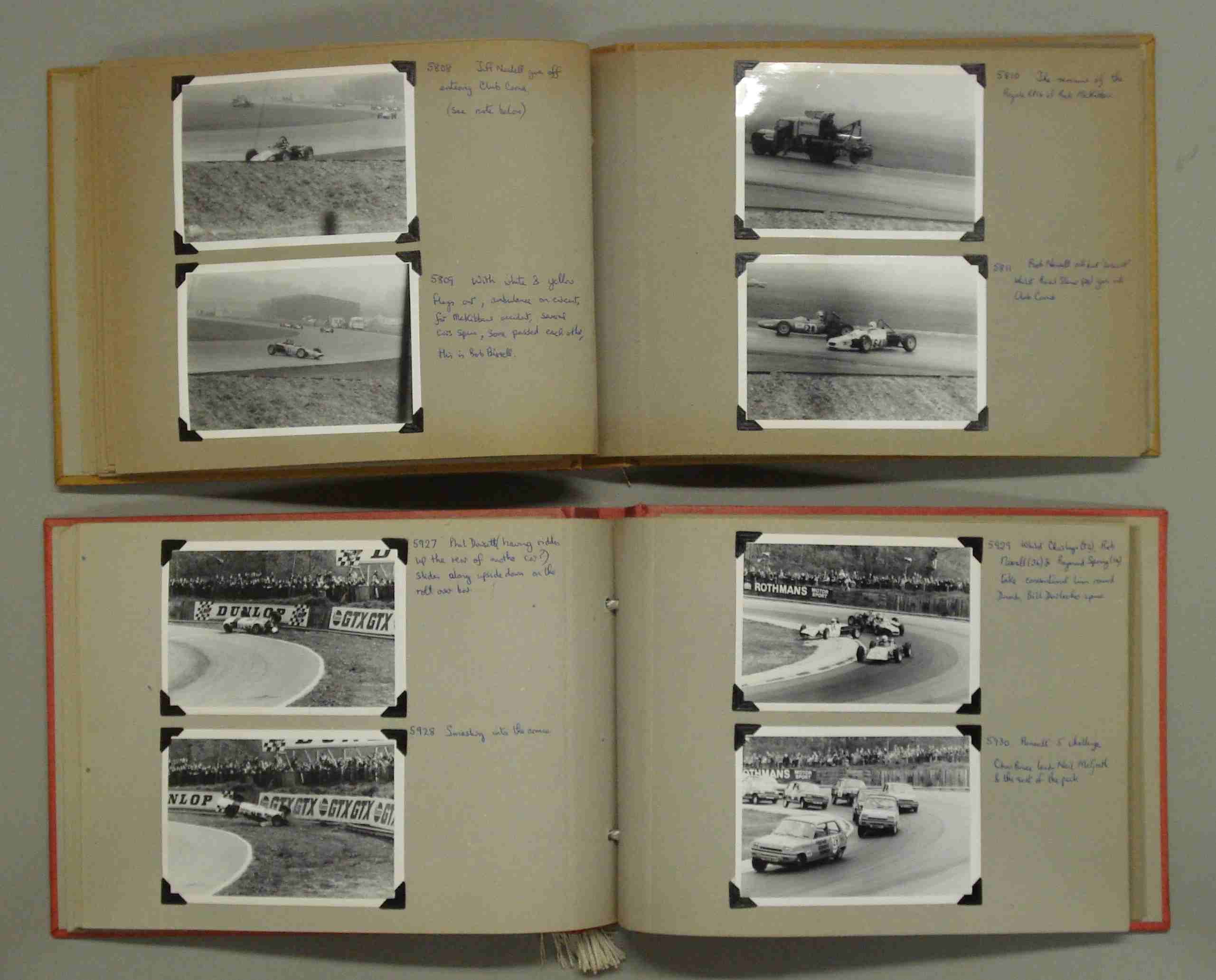 Bonhams Cars : Two motor racing photograph albums, 1974,