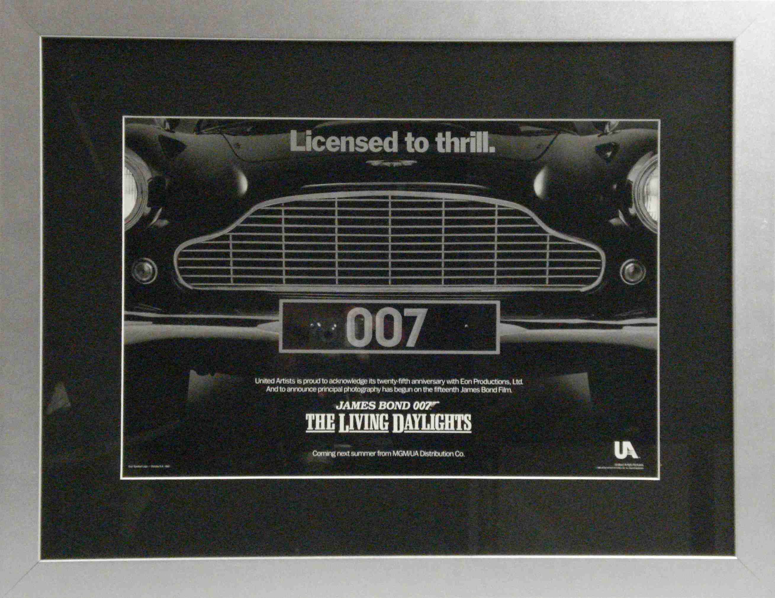 Bonhams Cars : 'The Living Daylights - License to Thrill' a rare Aston ...
