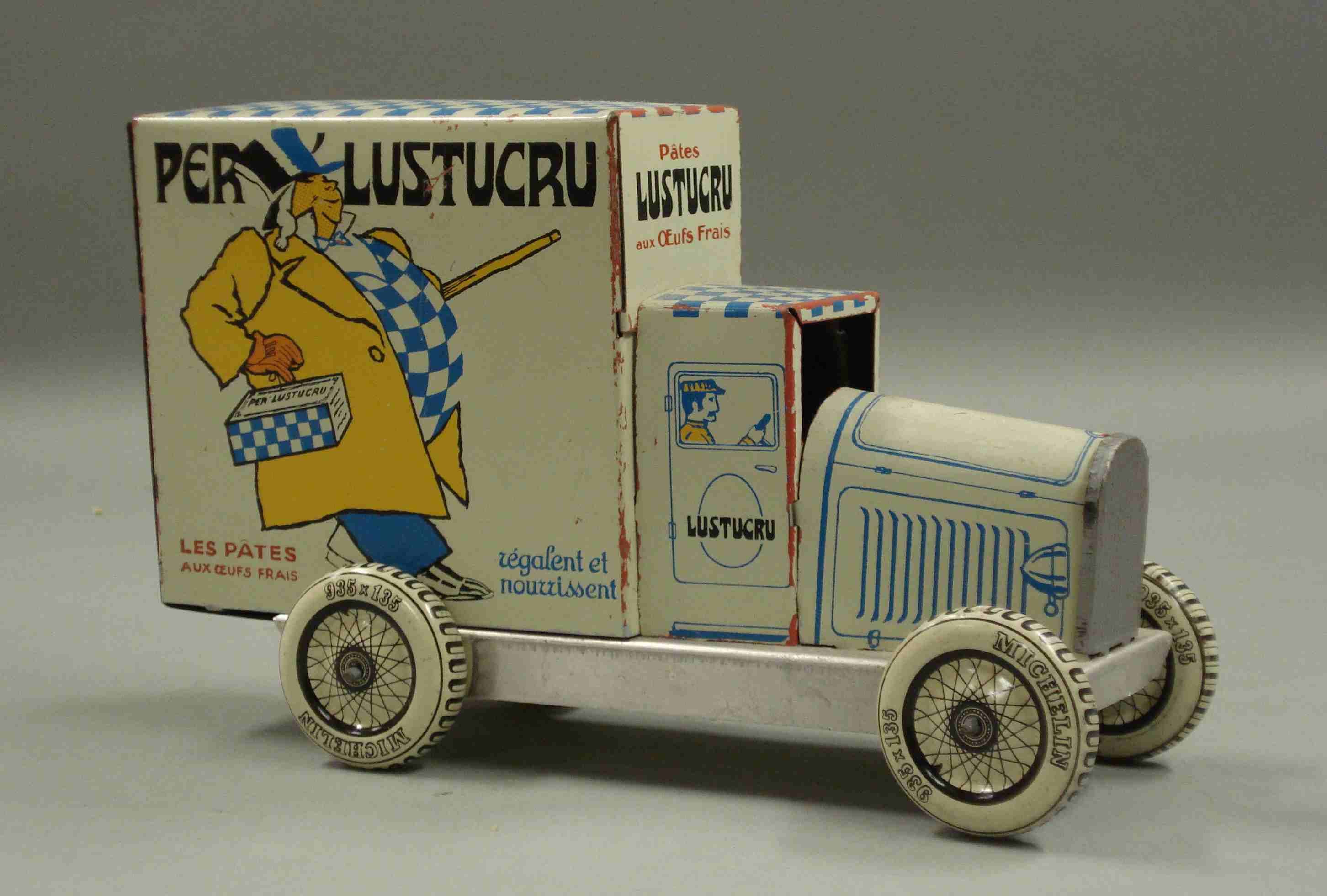 Bonhams Cars : A tin-plate toy delivery van, French, 1950s,