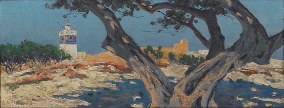 Bonhams : André Delacroix (French, died 1934) Hammamet, Tunisia