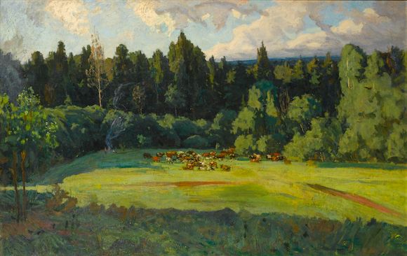 Bonhams : Fyodor Pavlovich Reshetnikov (Russian, 1906-1988) Forest ...