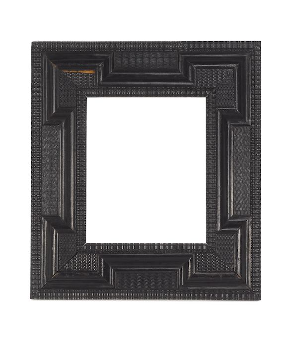 Bonhams : A Dutch 17th Century ebonised ripple frame
