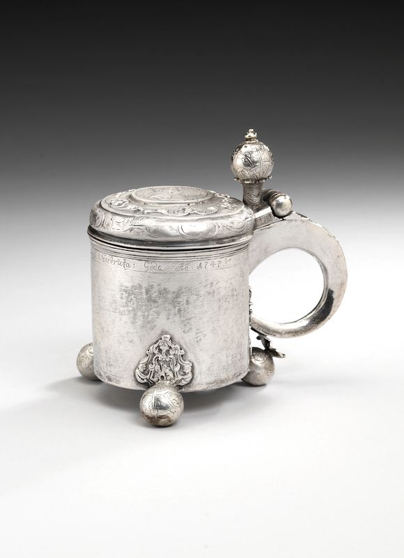 Bonhams : An early 18th century Baltic/Scandinavian small silver ...