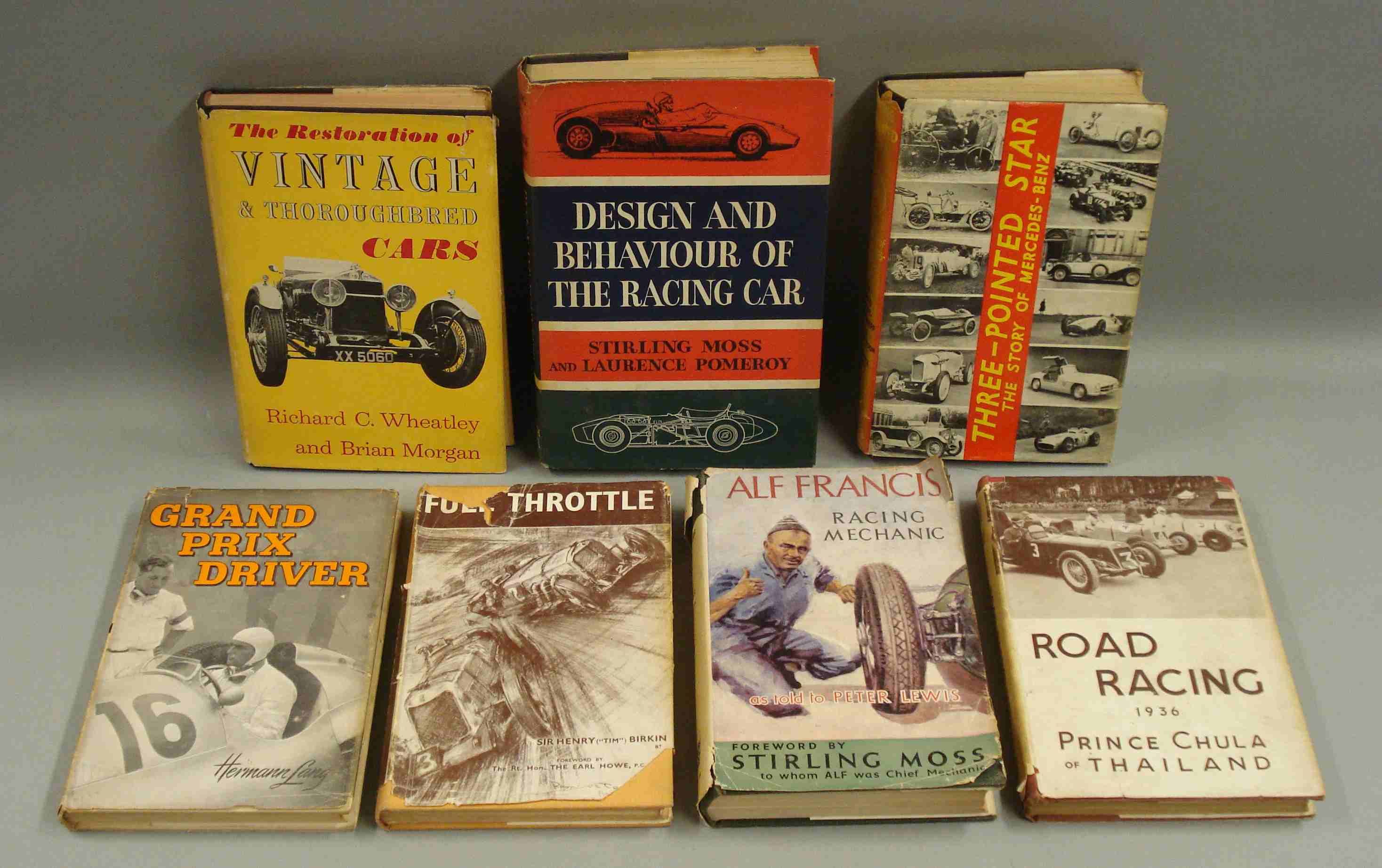 Bonhams Cars : A lot of motor racing literature,