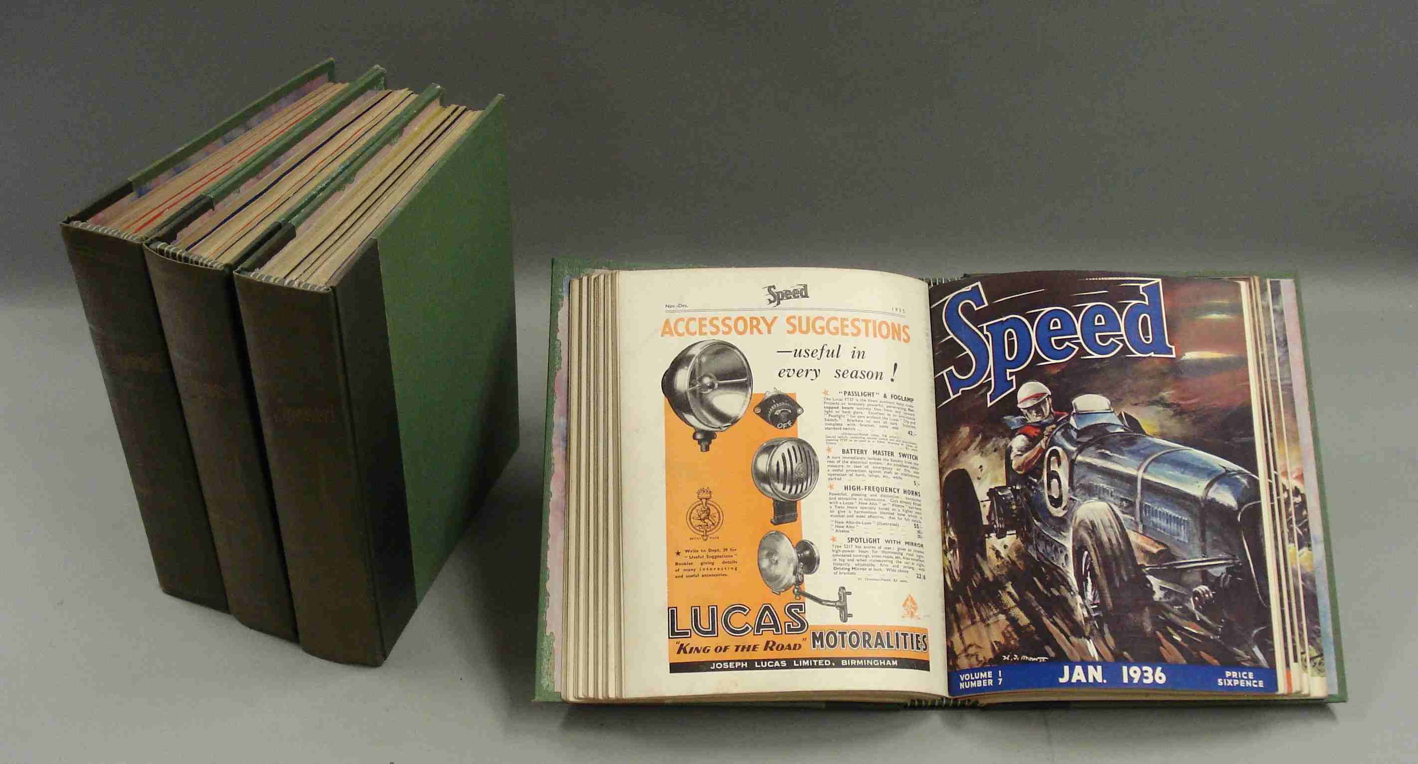 Bonhams Cars : Speed Magazine Vol 1 No 1 June 1935 to Vol 4 No 46 April ...
