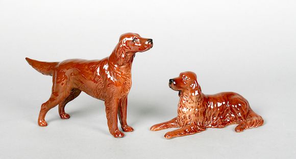 Bonhams : Two Beswick models of Setters