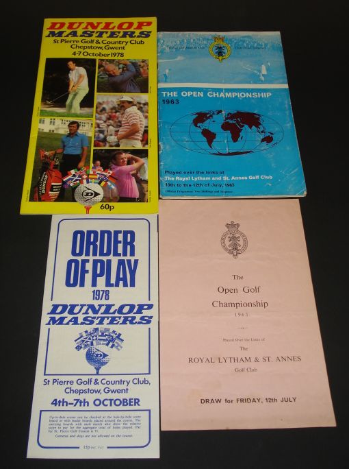 Bonhams : A 1963 Open Championship programme (Royal Lytham and St. Annes)