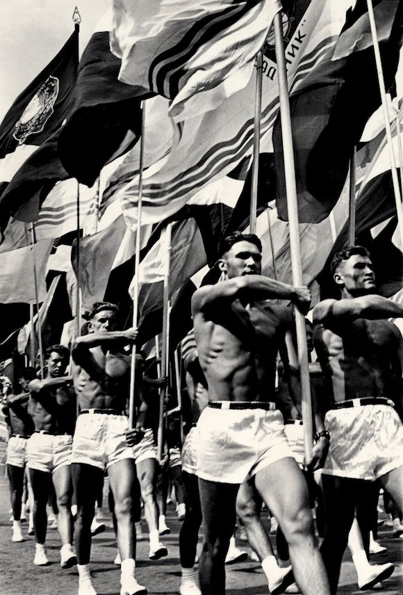 Bonhams : BORODULIN (LEV) Parade, Moscow, 1956