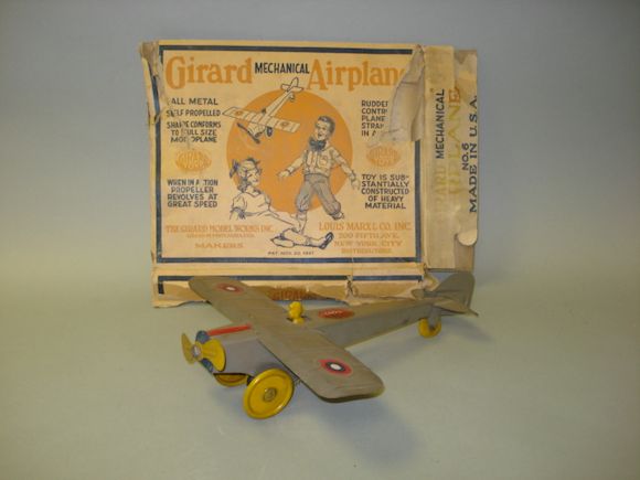 Bonhams : Girard Toys clockwork Monoplane