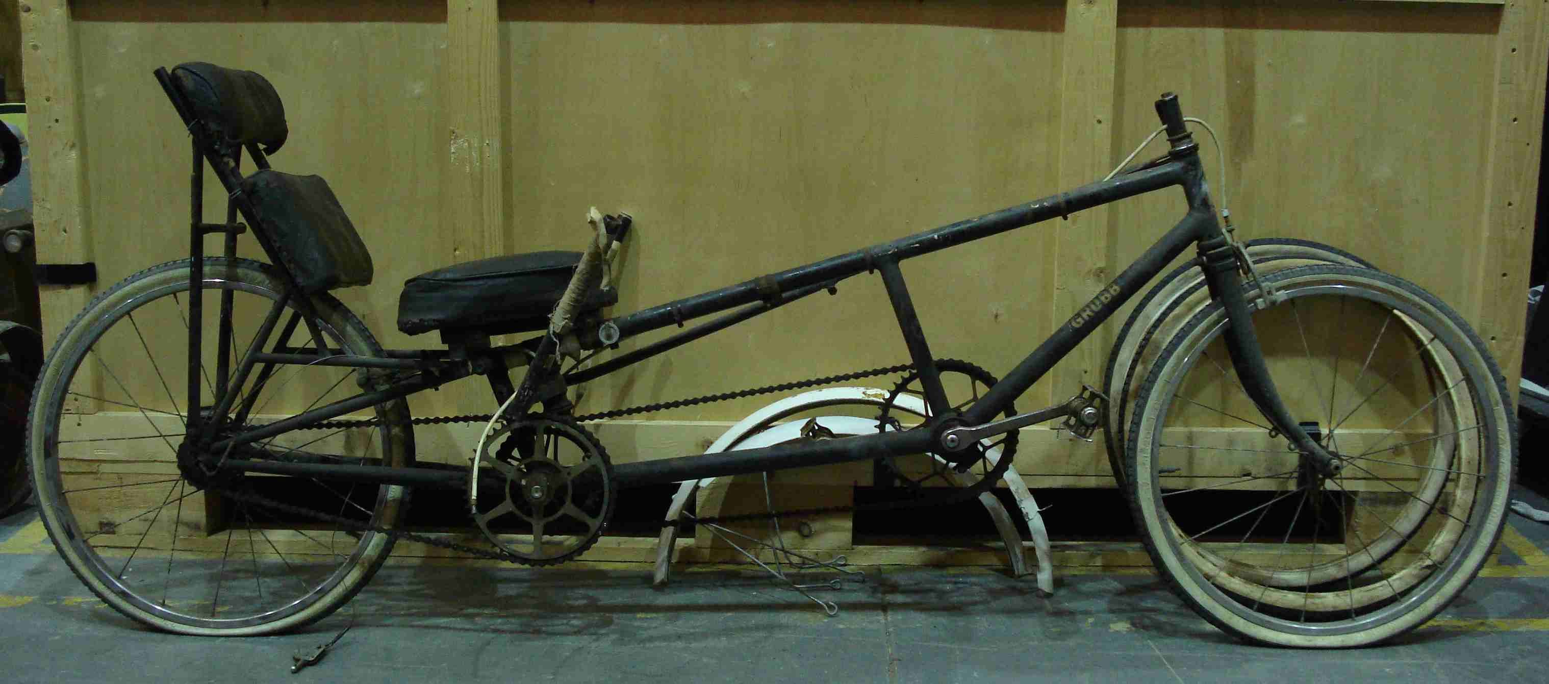 Bonhams Cars : A Grubb Velocar bicycle,