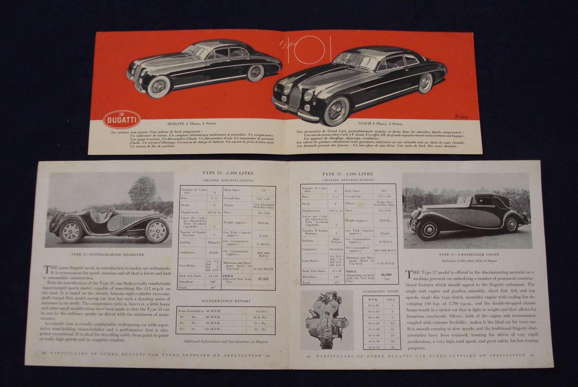 Bonhams Cars : A Bugatti type 101 brochure,
