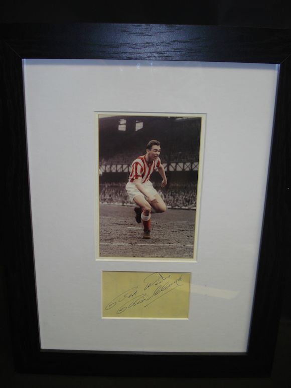 Bonhams : Brian Clough signed montage Colour picture of Brian Clough ...