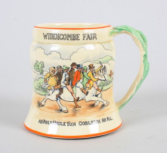 Bonhams : A Crown Devon musical tankard