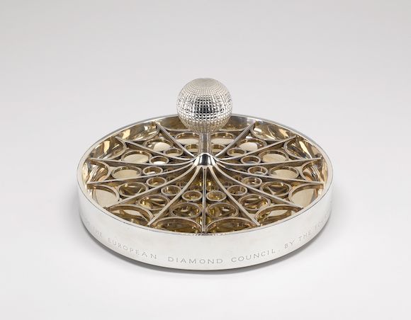 Bonhams : ALEX STYLES FOR GARRARD & CO. LTD : A silver rose bowl ...