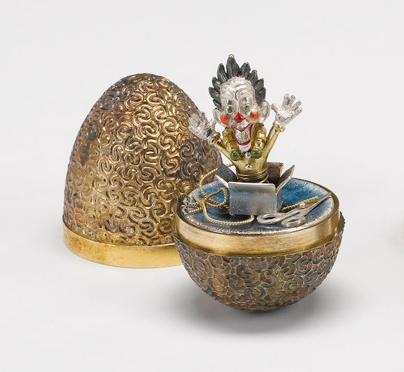 Bonhams : STUART DEVLIN : A cased silver, silver-gilt and enamelled ...
