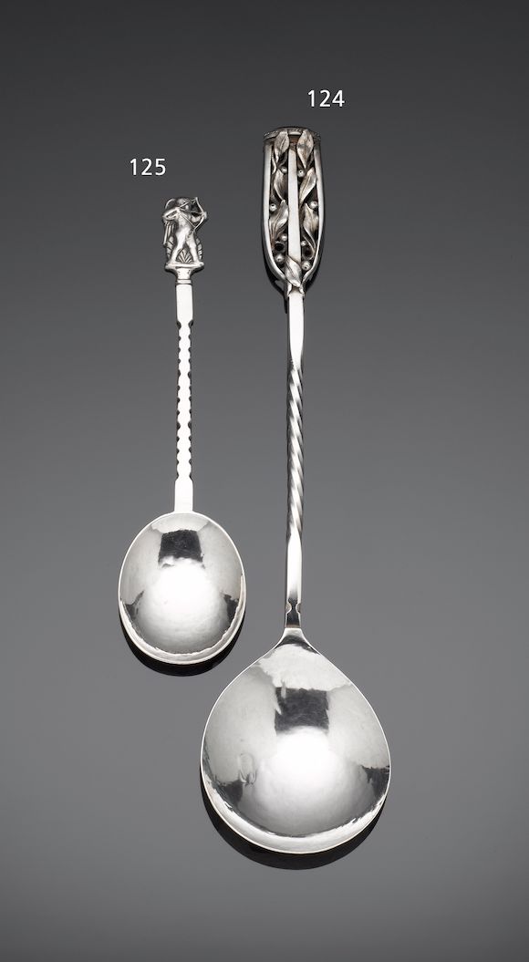 Bonhams : An Irish silver serving spoon, by Mary Mountgomery, Dublin 1912,