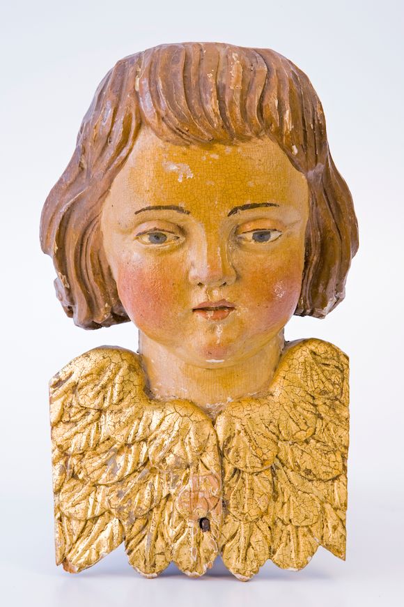 Bonhams : A fine early 19th century French-Canadian carved and painted ...