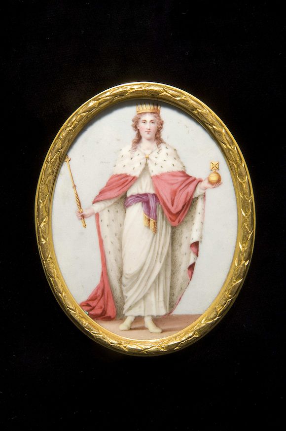 Bonhams : Continental School, 19th Century A medieval king, wearing red ...